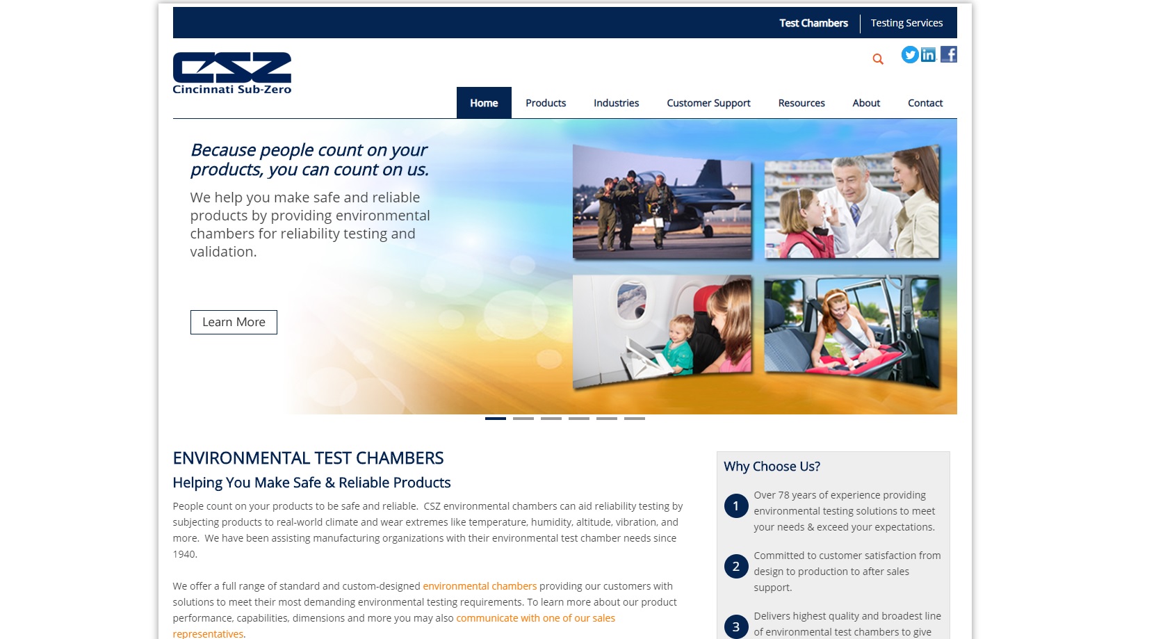 Cincinnati Sub-Zero (CSZ) | Liquid Chillers